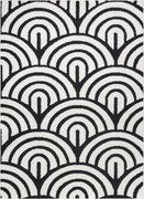 Dywany Łuszczów, AKCE: 120x170 cm Kusový koberec Mode 8629 cream/black, bílá, černobílá, kancelář