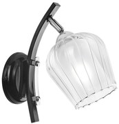 Nástěnná lampa PAULA 1xE27/60W/230V černá