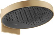 Hansgrohe Rainfinity, hlavová sprcha 360 1jet s připojením na zeď, kartáčovaný bronz, HAN-26230140