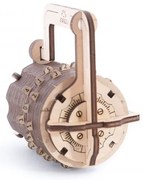 Ugears 3D dřevěné mechanické puzzle Zámek