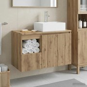 Sada koupelnového nábytku 2 ks Dub artisan Kompozitní dřevo 3404063