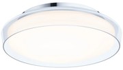 Paulmann 71075 Luena, koupelnové stropní svítidlo LED 16,5W 3000K, sklo/chrom, průměr 35cm, IP44