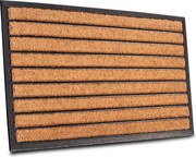 Hanse Home, Rohožka Striped 105935 - na ven i na doma, 45x75, hnědá, chodba / předsíň