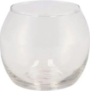 Baňatá skleněná váza Sphere transparent - Ø 8*7 cm
