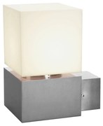 LA 1000336 SQUARE WALL E27 venkovní stojací lampa nerezová ocel 304 max. 20W IP44 - BIG WHITE (SLV)