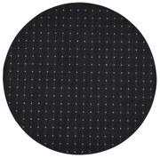 Condor Carpets, Kusový koberec Udinese antracit kruh, 57x57 (průměr) kruh, šedá, chodba / předsíň