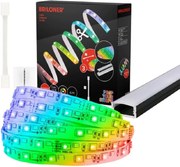 Briloner LED pásek samolepicí RGBW, doplňková sada, 4 m