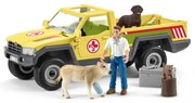 Schleich 42503 záchranné terénní auto s veterinářem