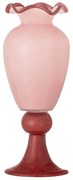 Růžová skleněná váza (výška 34 cm) Frills – Bloomingville