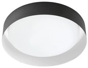 Linea Light 8294 Crew_2, stropní svítidlo s černo-bílým límcem, 17W LED 3000K, prům. 33cm