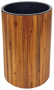 Květináč HWC-L24, 50x34cm, akáciové dřevo - hnědá