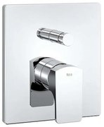 Roca L90 - Baterie pod omítku, pro 2 spotřebiče, chrom A5A0B01C00