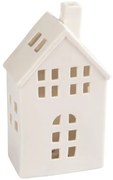 Retlux - Porcelánový domek na svíčku 19,4 cm bílá