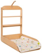 Závěsný přebalovací pult v dekoru buku v přírodní barvě Waldhochzeit – Roba