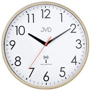 JVD Nástěnné přehledné rádiem řízené hodiny s plynulým chodem JVD RH502.1