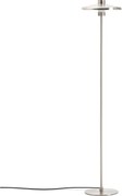 Stojací lampa ve stříbrné barvě s kovovým stínidlem (výška 130 cm) Nuvira – Kave Home