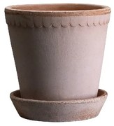 Květináč Helena s podmiskou Raw Rosa 16 cm Bergs Potter