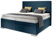 ND Rialto Boxspring 160x200cm modrá