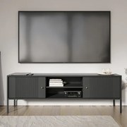 Designový stolek pod TV Pescara černý 154cm