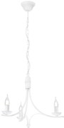 Lamkur Lustr na řetězu LUCY 3xE14/60W/230V bílá LM-3.153/BIAŁY