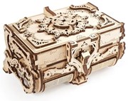 Ugears 3D dřevěné mechanické puzzle Starožitná šperkovnice