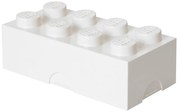 Bílý plastový dětský úložný box 20x10x7 cm – LEGO®