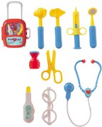 _Ostatní 1_ Doktorský kufřík zdravotnický set dětské lékařské potřeby na baterie Světlo Zvuk 00850080