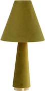 Zelená stolní lampa s textilním stínidlem (výška 61 cm) Devia – Light & Living