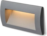 RED R12538 GORDIQ L zápustná antracitová 230V LED 3W IP65 3000K - RED - DESIGN RENDL