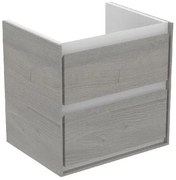 Ideal Standard Connect Air - Umyvadlová skříňka 53x41x52 cm, šedý dub/matný bílý lak E1606PS