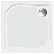 BPS-koupelny Sprchová vanička z litého mramoru - čtverec Noris SQ 90 (90x90x3 cm)