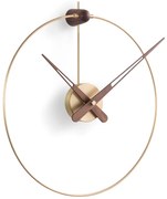 Designové nástěnné hodiny Nomon micro Anda gold 50cm