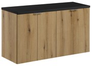 Comad Koupelnová skříňka pod deskové umyvadlo NOA B Black 100 černá/dub coast evoke