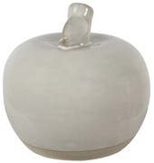 Béžová porcelánová dekorace jablko Apple S - Ø 8*8 cm