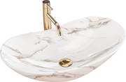 Rea Royal 60 umyvadlo, 62 x 36 cm, napodobenina kamene Lava, REA-U8597