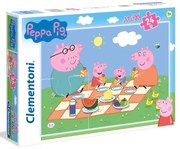 Clementoni - Puzzle Maxi 24 Prasátko Peppa