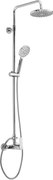 Sapho Pax - Sprchový set s baterií, průměr 20 cm, 2 proudy, chrom XA139