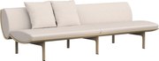 Gandiablasco designové zahradní sedačky Dunne 3 Seater Sofa