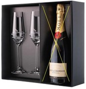 Diamante dárkový set sklenic na šampaňské se Swarovski krystaly Venezia 230 ml 2KS