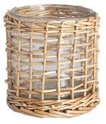 Lucerna Grusvik Glass Rattan 14 cm Storefactory Scandinavia