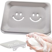 Verk Group Kovová miska na mýdlo koupelnová polička