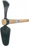 Oboustranná motyka 455 mm typu "dudek", dřevěná násada, délka 105 cm Ideal