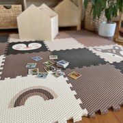 Vylen Minideckfloor podlaha 20 dílů - myška, tučňák, jednorožec, koloušek, duha a tlapka 24-20-11