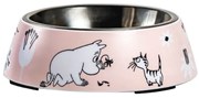 Miska pro psy Moomin Pets S, růžová
