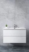 Catania White Koupelnová skříňka s umyvadlem 60cm