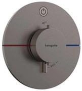 Hansgrohe ShowerSelect Comfort - Termostatická baterie pod omítku, kartáčovaný černý chrom 15553340