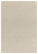 Krémový ručně tkaný koberec s příměsí vlny 120x170 cm Theodore Chevron – Asiatic Carpets