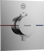 Hansgrohe ShowerSelect Comfort E, termostat pod omítku pro 1 spotřebič, chrom, HAN-15571000