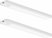 SADA 2x LED Nab. osvětlení nábytku se senz. VIRO LED/1,2W/800 mAh 30cm CCT bílá