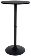 Barový stůl kulatý DS25199, černý / rám černý - v108 x Ø60 cm